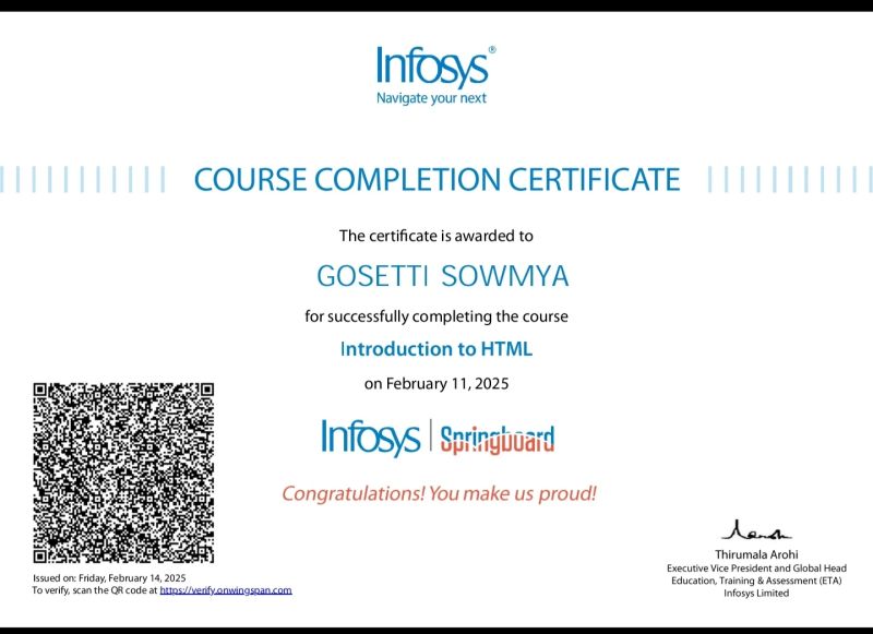 #webdevelopment #html #learning #infosysspringboard #certification ... #webdevelopment #html #learning #infosysspringboard #certification ...