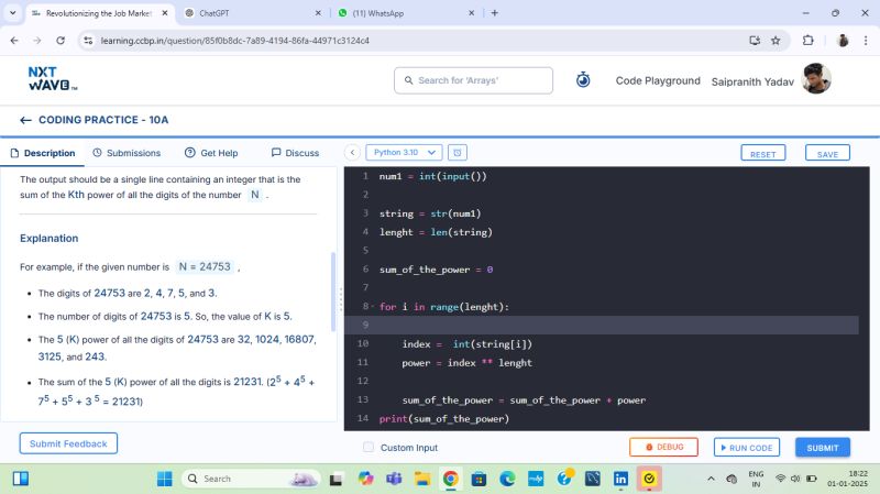 Saipranith Chigiri on LinkedIn: #50daysofcoding #codingjourney # ... Saipranith Chigiri on LinkedIn: #50daysofcoding #codingjourney # ...