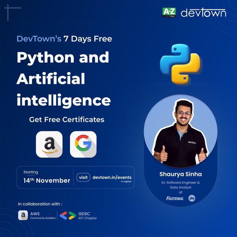 Shaurya Sinha on LinkedIn: #pythonbootcamp #ai #learnwithexperts | 12 ... Shaurya Sinha on LinkedIn: #pythonbootcamp #ai #learnwithexperts | 12 ...