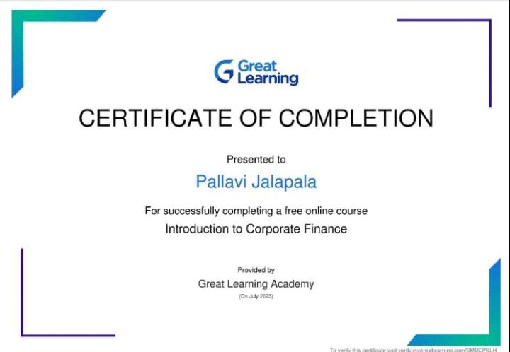 Pallavi Jalapala on LinkedIn: Successfully completed INTRODUCTION TO ... Pallavi Jalapala on LinkedIn: Successfully completed INTRODUCTION TO ...