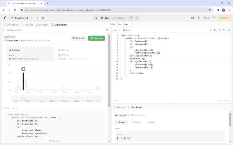 Day 54 of #100DaysOfCode challenge: Find the Duplicate Number | Ayushi ... Day 54 of #100DaysOfCode challenge: Find the Duplicate Number | Ayushi ...