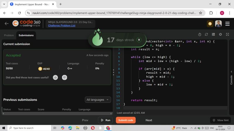 Megha Namdeo on LinkedIn: #21daysofcoding #ninjaslayground # ... Megha Namdeo on LinkedIn: #21daysofcoding #ninjaslayground # ...