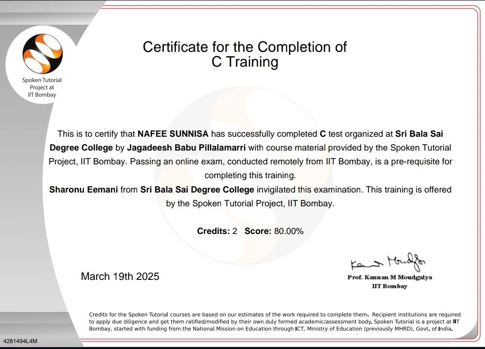 #cprogramming #iitbombay #spokentutorial #coding #learning #education ... #cprogramming #iitbombay #spokentutorial #coding #learning #education ...