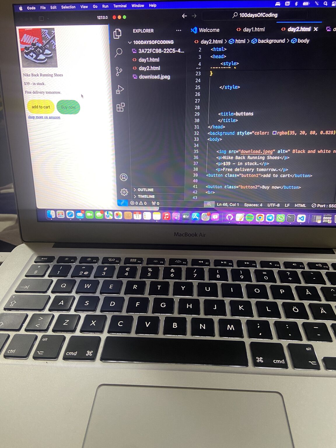 Sendi John on LinkedIn: #100daysofcode #nike #html #css #webdevelopment Sendi John on LinkedIn: #100daysofcode #nike #html #css #webdevelopment