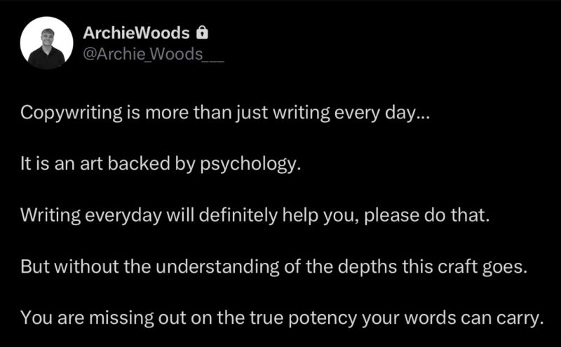 Copywriting is more than just writing everyday… It is an art backed by ... Copywriting is more than just writing everyday… It is an art backed by ...