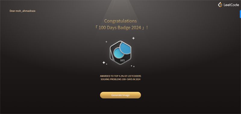 Ahmad Raza on LinkedIn: #leetcode #100daysofcode #codingjourney # ... Ahmad Raza on LinkedIn: #leetcode #100daysofcode #codingjourney # ...