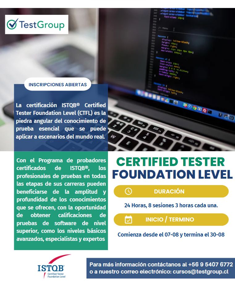Testgroup S.A. en LinkedIn: #istqb #informatica #software #testing # ... Testgroup S.A. en LinkedIn: #istqb #informatica #software #testing # ...