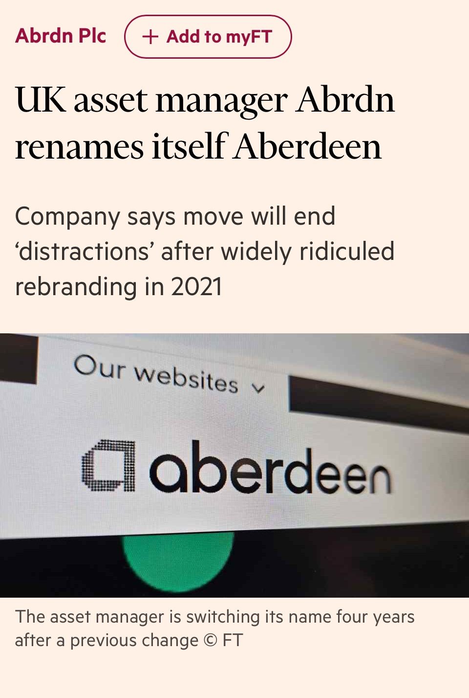 #aberdeen #abrdn #reputation #brand #marketing | Dr Alex Connock #aberdeen #abrdn #reputation #brand #marketing | Dr Alex Connock