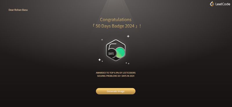 Rohan Basu on LinkedIn: #leetcode #codingjourney #achievement # ... Rohan Basu on LinkedIn: #leetcode #codingjourney #achievement # ...