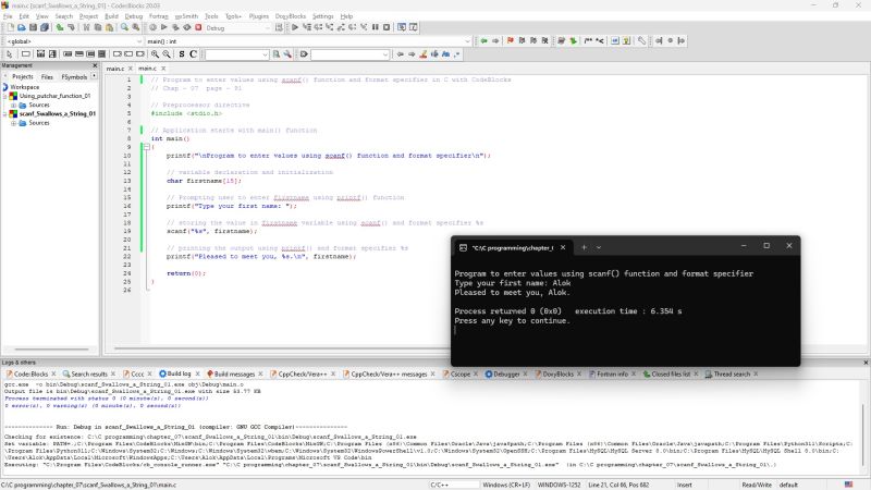 Alok Yadav on LinkedIn: #cprogramming #programming #coding #codeblocks Alok Yadav on LinkedIn: #cprogramming #programming #coding #codeblocks