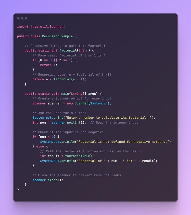 Neeraj Verma on LinkedIn: #java #recursion #programming #datastructures ... Neeraj Verma on LinkedIn: #java #recursion #programming #datastructures ...
