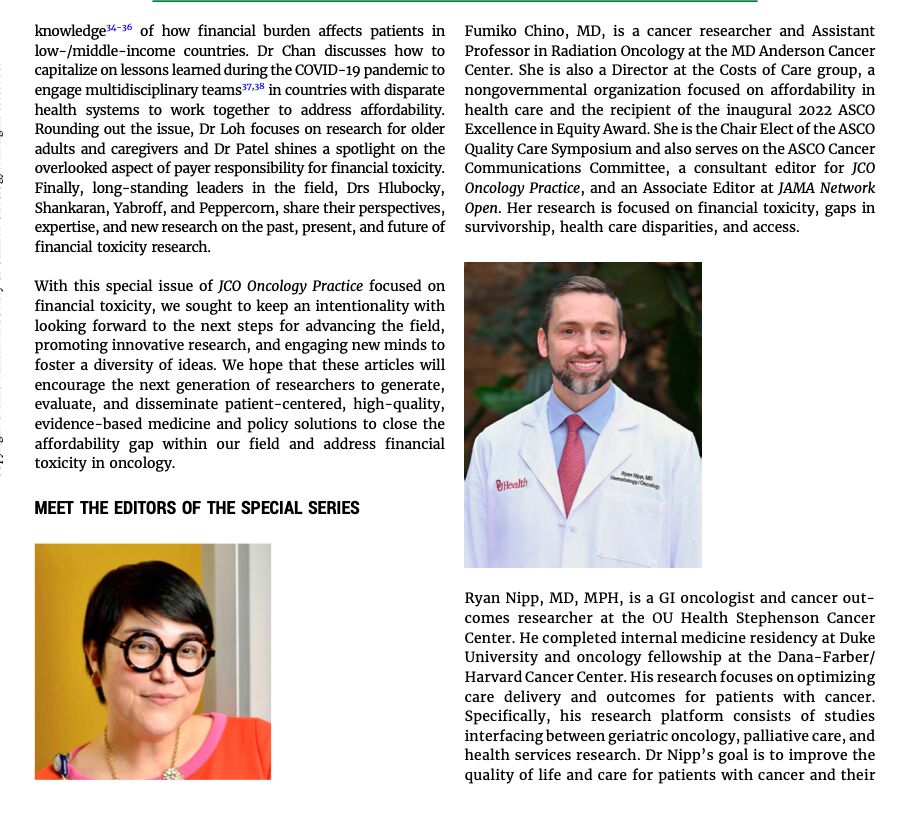 Jame Abraham, M.D. FACP on LinkedIn: Financial Toxicity in Cancer Care ... Jame Abraham, M.D. FACP on LinkedIn: Financial Toxicity in Cancer Care ...