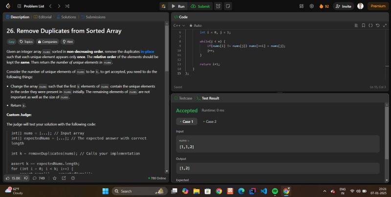 Saurav Poddar on LinkedIn: #dsa #leetcode #linkedin #c #array Saurav Poddar on LinkedIn: #dsa #leetcode #linkedin #c #array