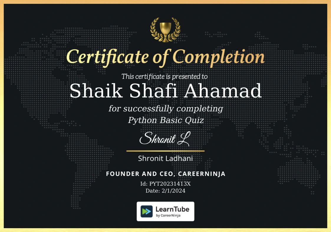 Shaik Shafi Ahamad on LinkedIn: #python #pythonprogramming # ... Shaik Shafi Ahamad on LinkedIn: #python #pythonprogramming # ...