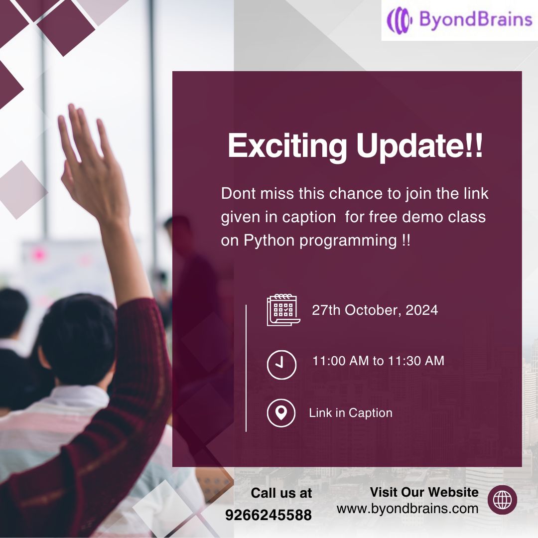 ByondBrains on LinkedIn: #pythonprogramming #freedemo #codingcommunity ... ByondBrains on LinkedIn: #pythonprogramming #freedemo #codingcommunity ...