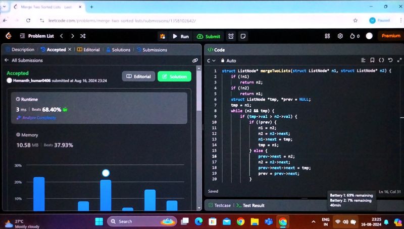 Hemanth Kumar on LinkedIn: #skillbout #leetcode Hemanth Kumar on LinkedIn: #skillbout #leetcode