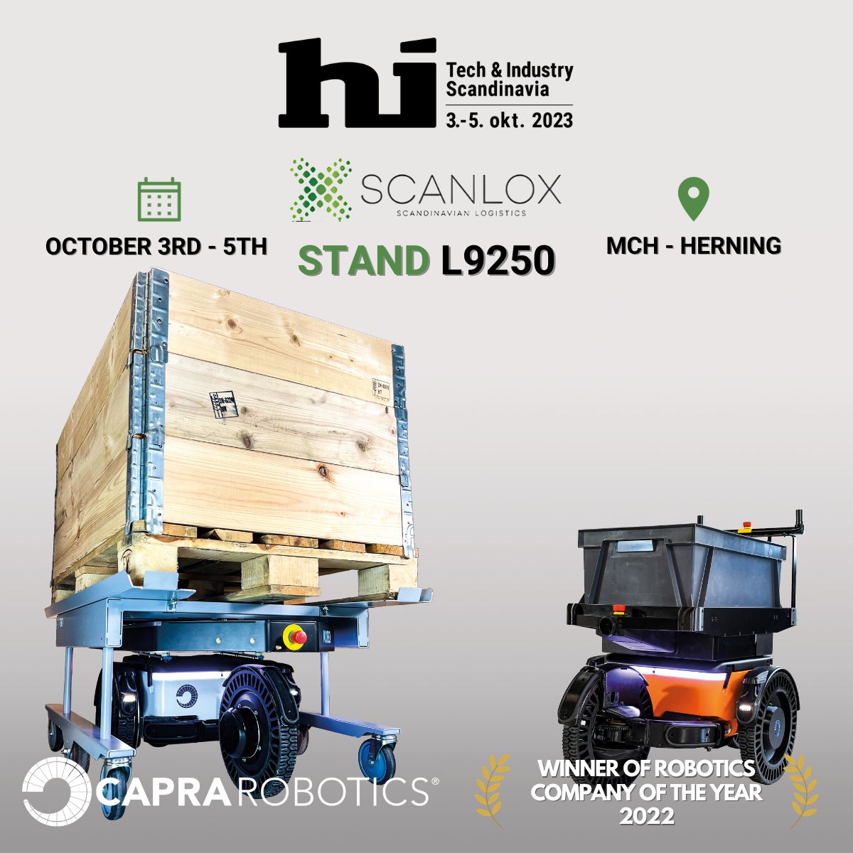 #l9250 #weareonthemove #hi23 #intralogistics #interlogistics… | Capra ... #l9250 #weareonthemove #hi23 #intralogistics #interlogistics… | Capra ...