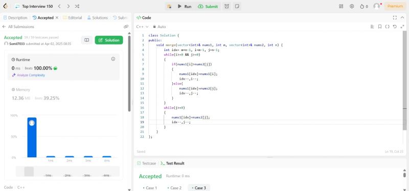 #coding #programming #day1 #150daysselfchallenge #leetcode | Somil ... #coding #programming #day1 #150daysselfchallenge #leetcode | Somil ...