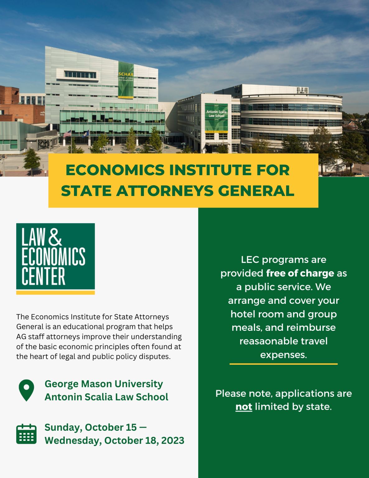 Law & Economics Center on LinkedIn: Join us in Arlington for our fall ... Law & Economics Center on LinkedIn: Join us in Arlington for our fall ...