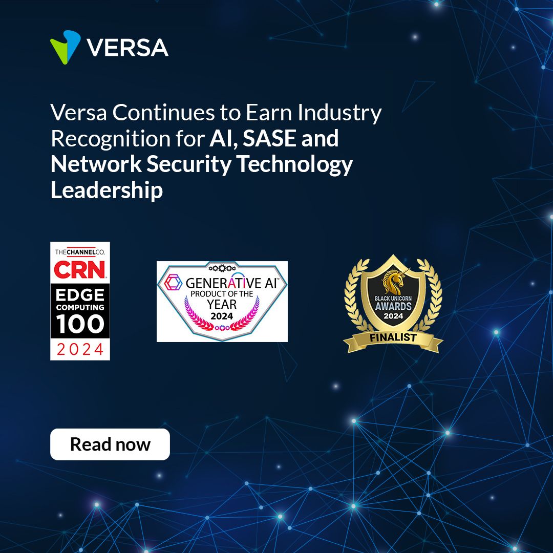 Versa Networks on LinkedIn: #versa #ai #sase #cybersecurity #innovation ... Versa Networks on LinkedIn: #versa #ai #sase #cybersecurity #innovation ...