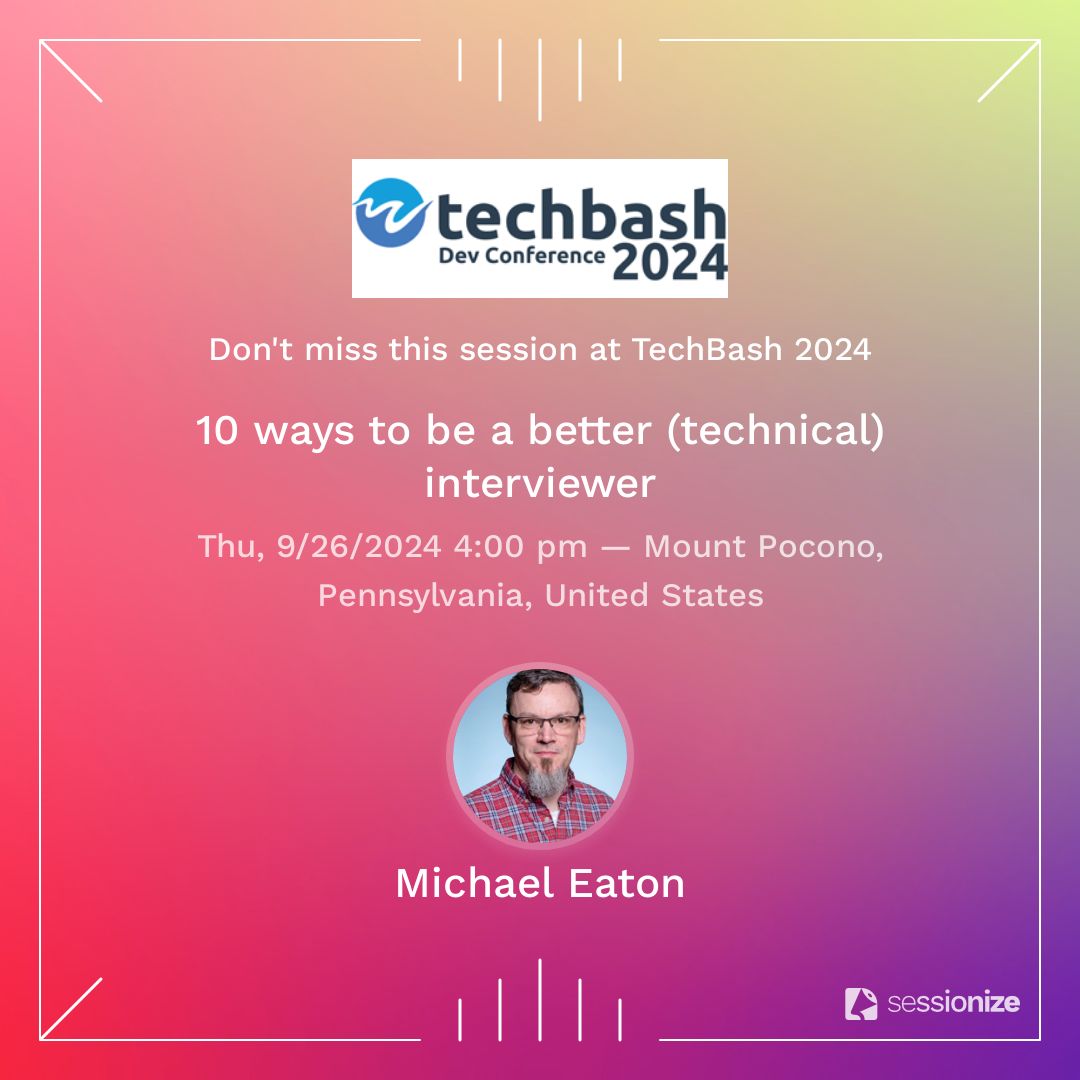 TechBash Foundation on LinkedIn: #techbash TechBash Foundation on LinkedIn: #techbash