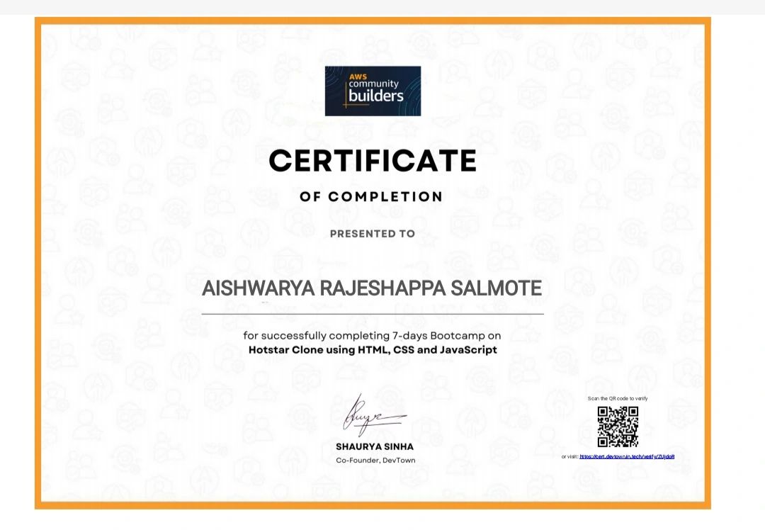 Aishwarya Salmote on LinkedIn: #bootcampcompleted #webdevelopment #html ... Aishwarya Salmote on LinkedIn: #bootcampcompleted #webdevelopment #html ...