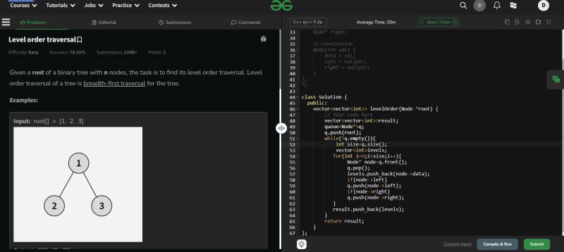 Debasish Ghosh on LinkedIn: #coding #dsa #binarytree #geeksforgeeks # ... Debasish Ghosh on LinkedIn: #coding #dsa #binarytree #geeksforgeeks # ...