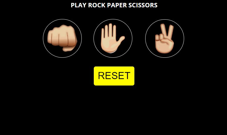 I've Just Created my First JavaScript Projects which is a Rock Paper ... I've Just Created my First JavaScript Projects which is a Rock Paper ...