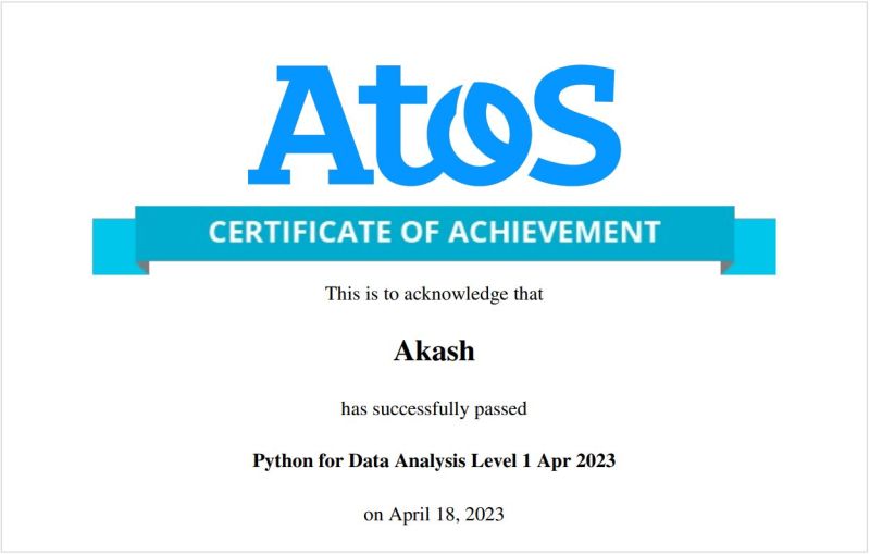 Akash Didwania on LinkedIn: #python #dataanalysis #atos Akash Didwania on LinkedIn: #python #dataanalysis #atos