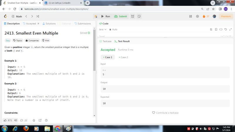 om lathiya on LinkedIn: #leetcodechalleng #problem om lathiya on LinkedIn: #leetcodechalleng #problem
