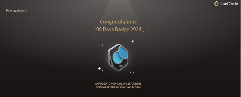 Vinay kumar Godavarti on LinkedIn: #100daysofcode #leetcode # ... Vinay kumar Godavarti on LinkedIn: #100daysofcode #leetcode # ...