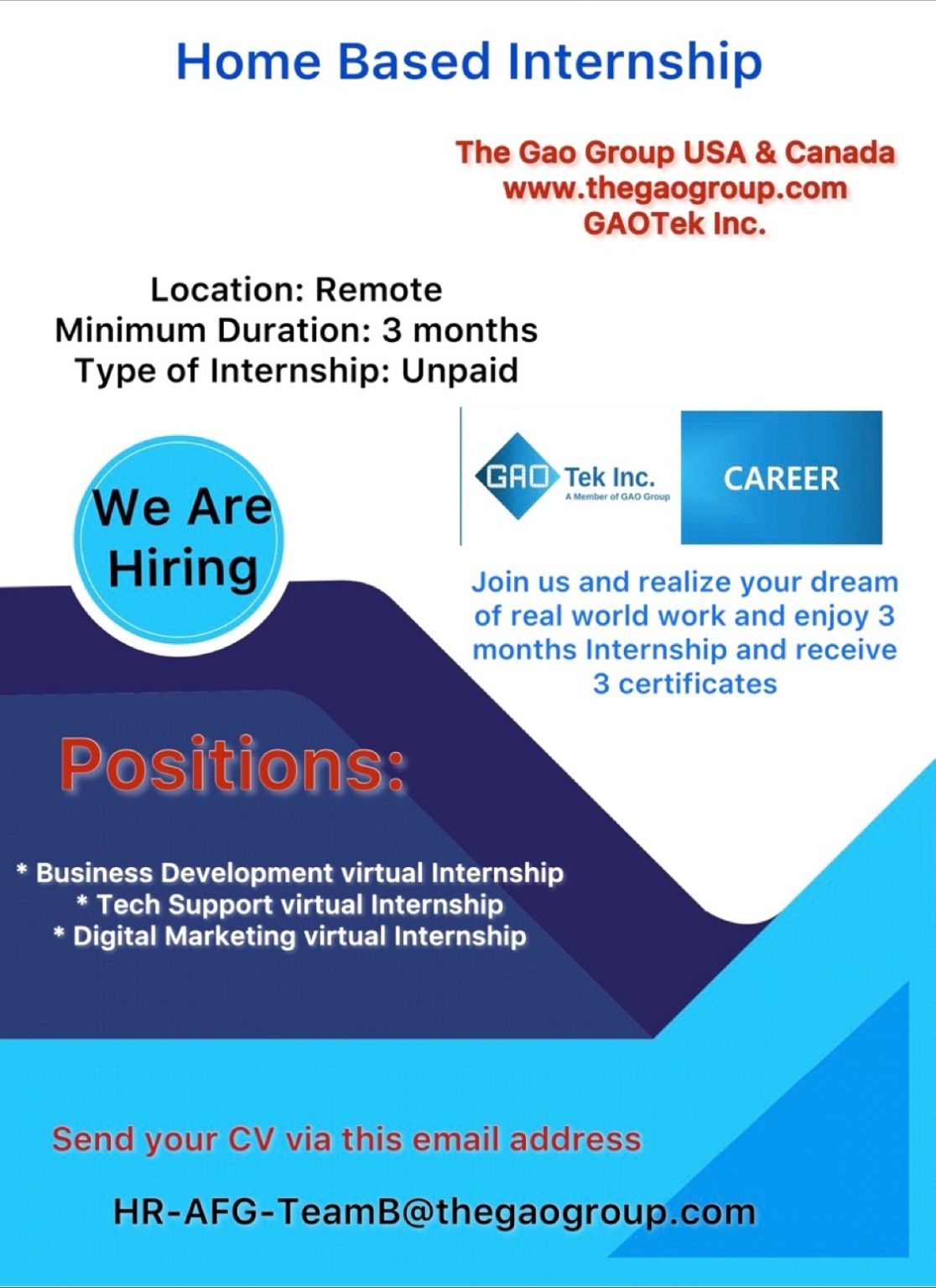 Fatana Yousufi on LinkedIn: We Are Hiring Fatana Yousufi on LinkedIn: We Are Hiring