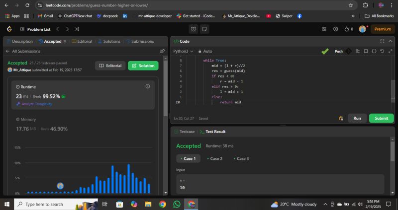 #leetcode #problemsolving #python #binarysearch #coding #mern #tech ... #leetcode #problemsolving #python #binarysearch #coding #mern #tech ...