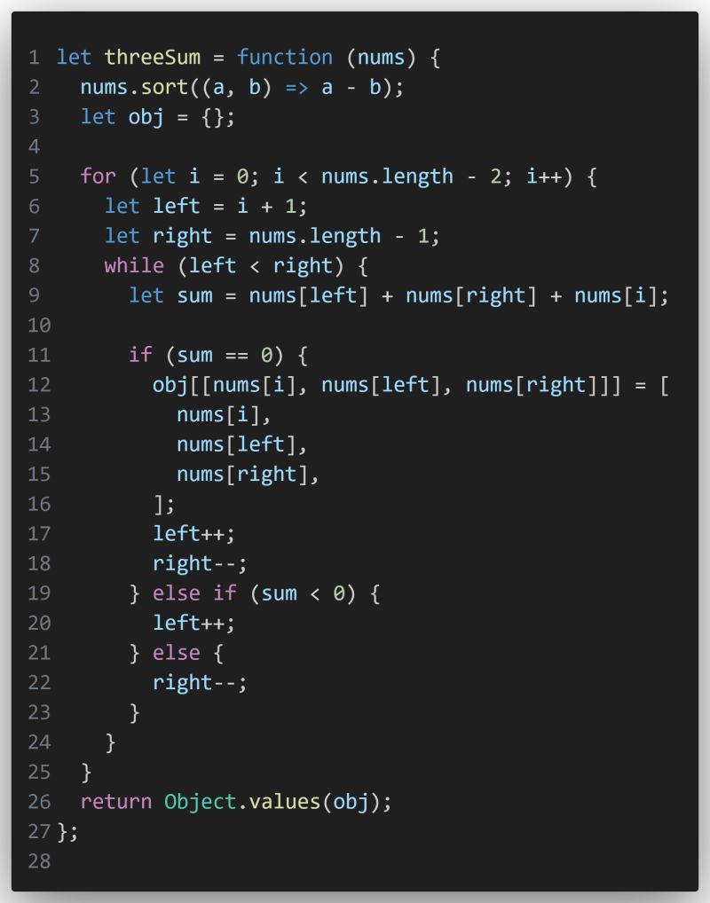 My 3Sum problem solved with LeetCode | Bara Qabaja posted on the topic ... My 3Sum problem solved with LeetCode | Bara Qabaja posted on the topic ...