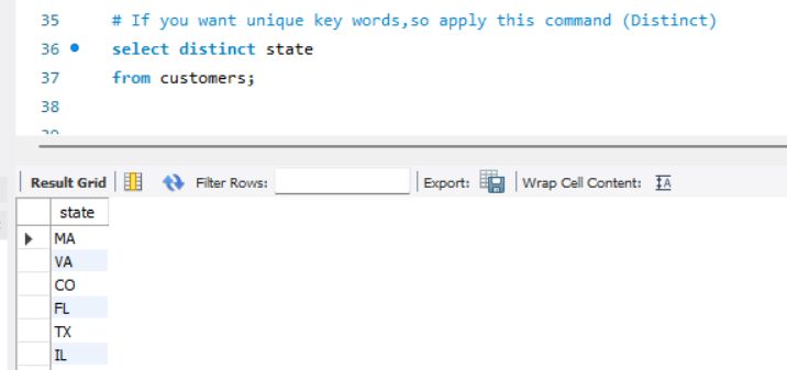 Rashmi Mishra on LinkedIn: #sql #uniquevalues #dataanalysis #learningsql Rashmi Mishra on LinkedIn: #sql #uniquevalues #dataanalysis #learningsql