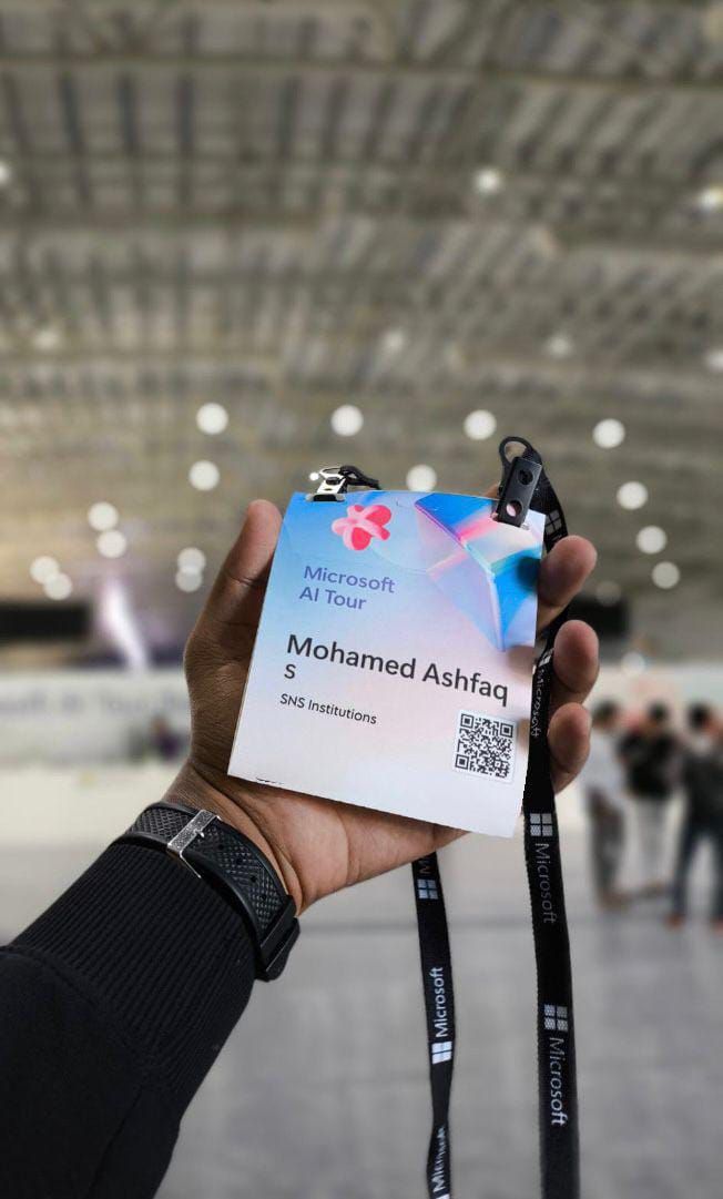 Mohamed Ashfaq S on LinkedIn: #ai #copilot #microsoft #aitour # ... Mohamed Ashfaq S on LinkedIn: #ai #copilot #microsoft #aitour # ...