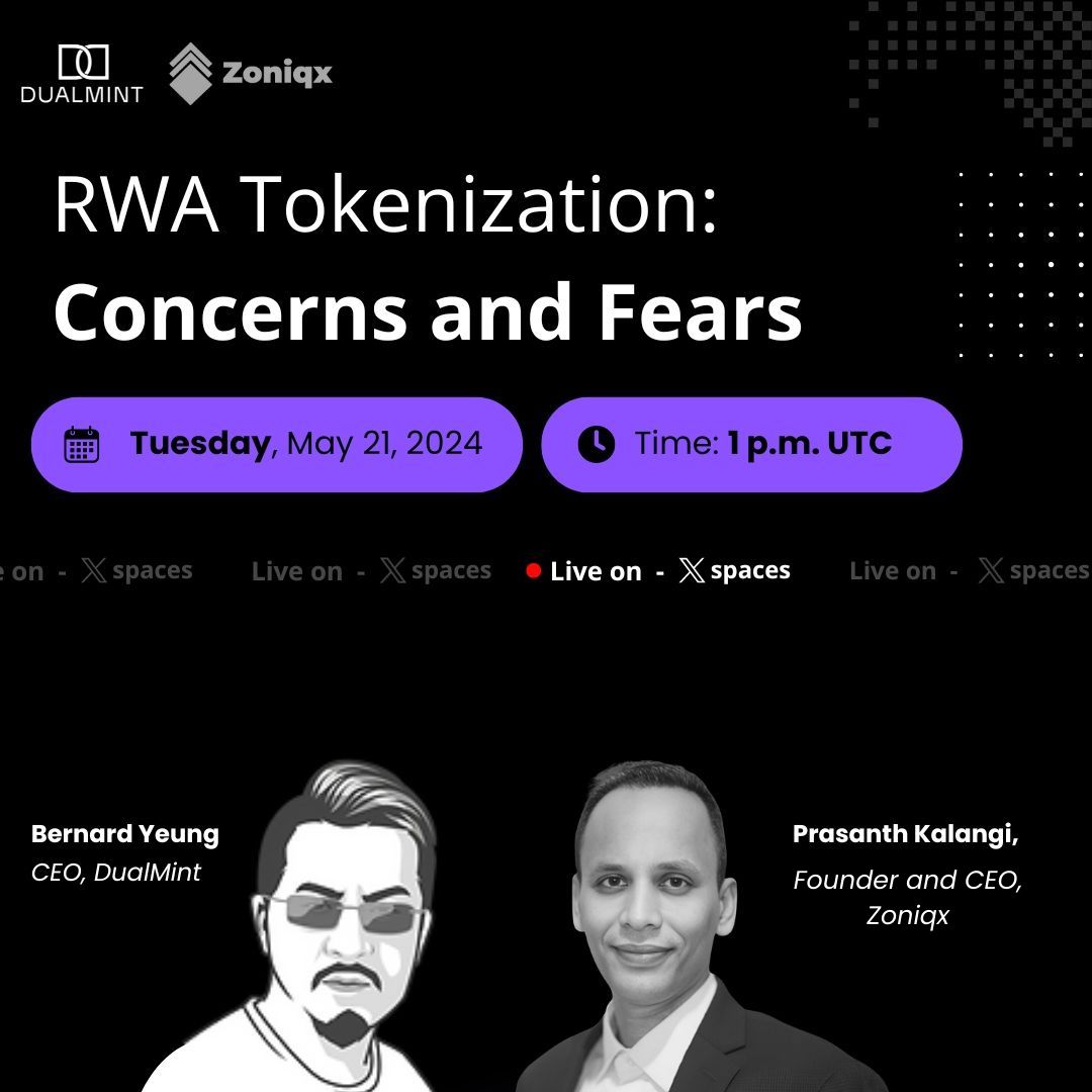 RWATokenization session with DualMint experts | Zoniqx posted on the ... RWATokenization session with DualMint experts | Zoniqx posted on the ...