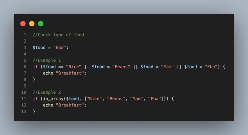 Wisdom Ighofose on LinkedIn: #php #oop #codesimplification # ... Wisdom Ighofose on LinkedIn: #php #oop #codesimplification # ...