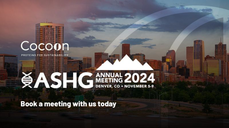 Cocoon Bioscience on LinkedIn: #cocoonbioscience #ashg2024 Cocoon Bioscience on LinkedIn: #cocoonbioscience #ashg2024