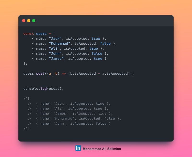 Mohammad Ali Salimian on LinkedIn: #javascript #frontend # ... Mohammad Ali Salimian on LinkedIn: #javascript #frontend # ...