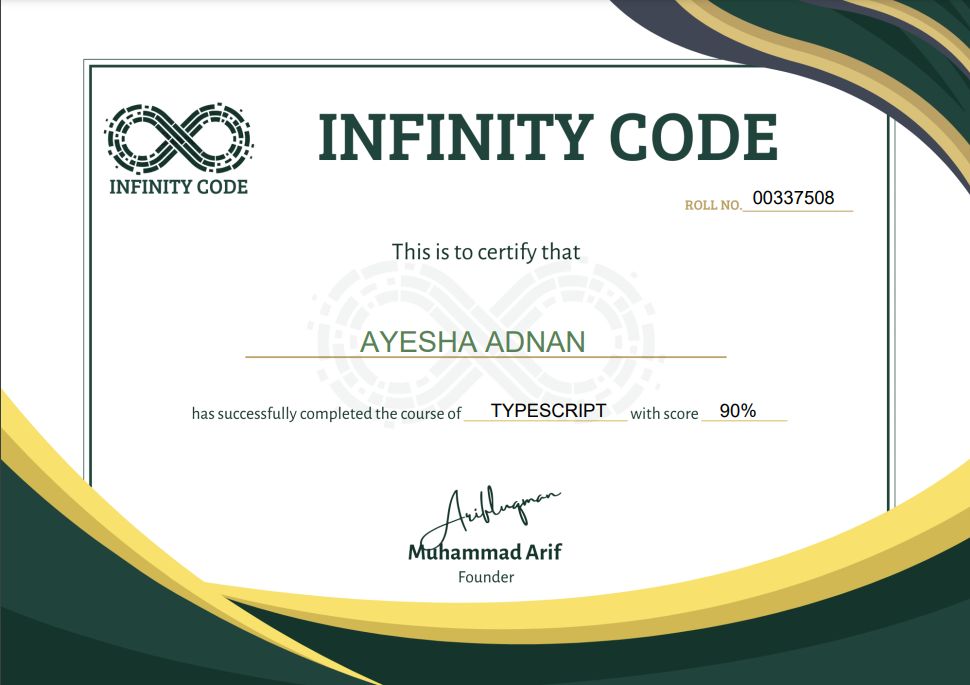 Leveling Up with TypeScript! | Ayesha Adnan posted on the topic | LinkedIn Leveling Up with TypeScript! | Ayesha Adnan posted on the topic | LinkedIn