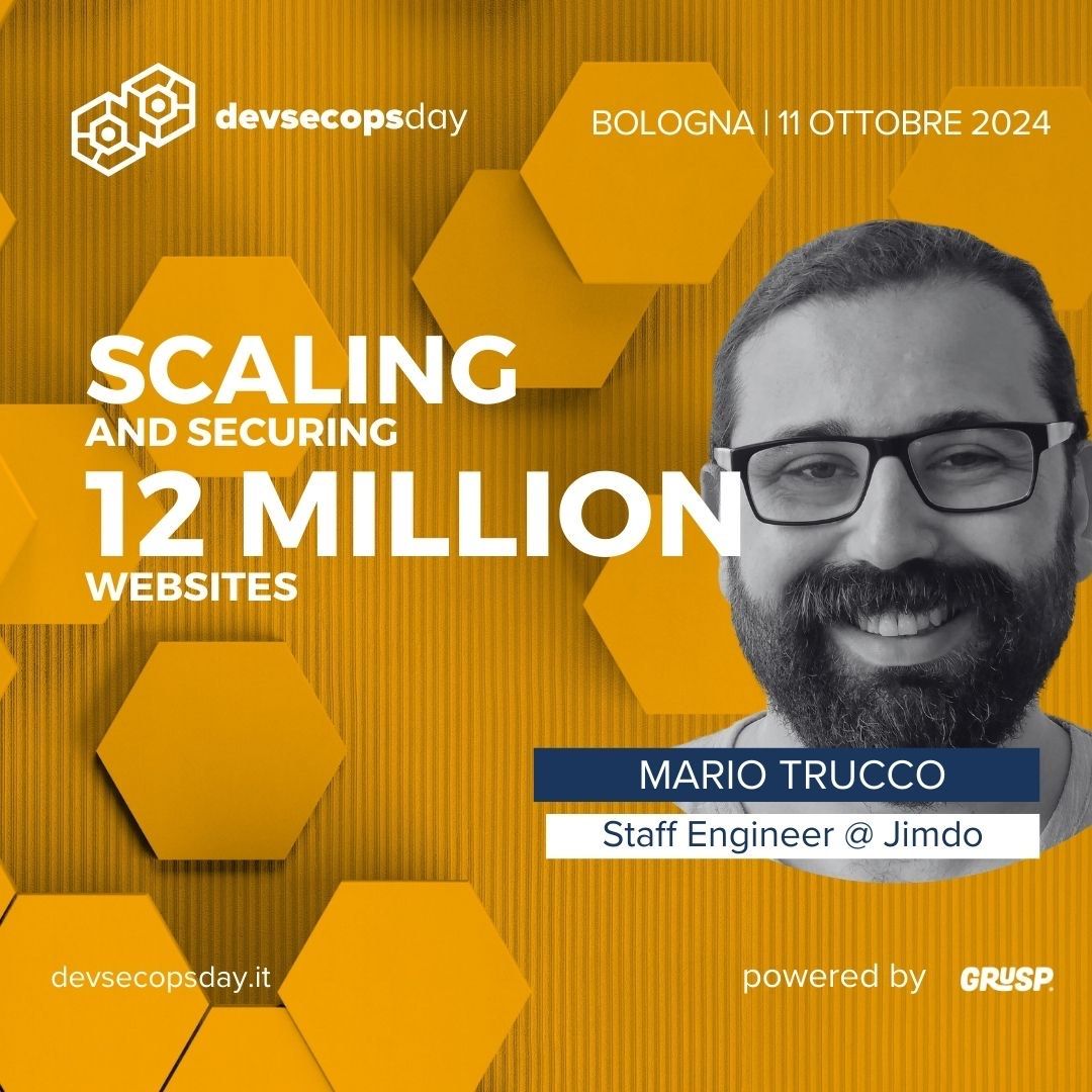 Mario Trucco su LinkedIn: #devsecopsday24 #devsecops #security #devops ... Mario Trucco su LinkedIn: #devsecopsday24 #devsecops #security #devops ...