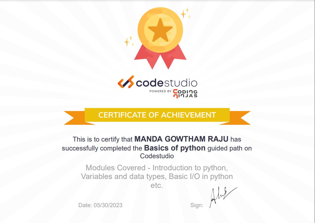Gowtham Raj on LinkedIn: #learning #programming #pythonprogramming # ... Gowtham Raj on LinkedIn: #learning #programming #pythonprogramming # ...