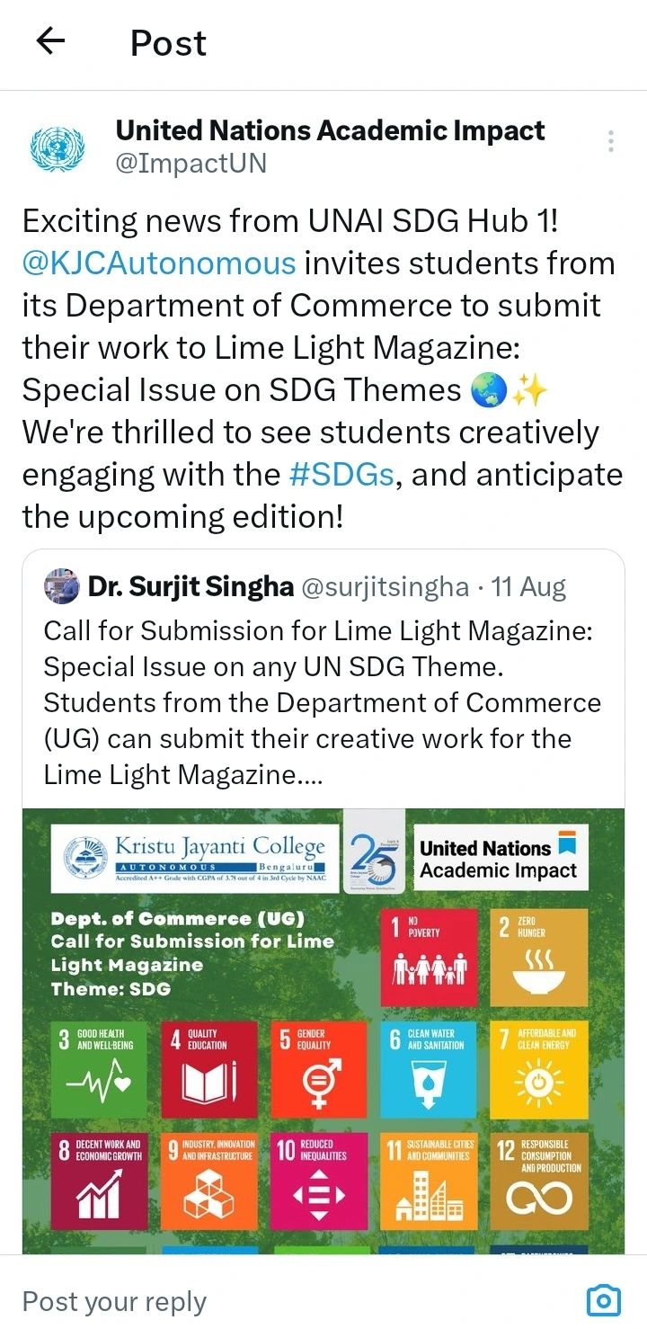 Surjit S. on LinkedIn: United Nations Academic Impact United Nations ... Surjit S. on LinkedIn: United Nations Academic Impact United Nations ...