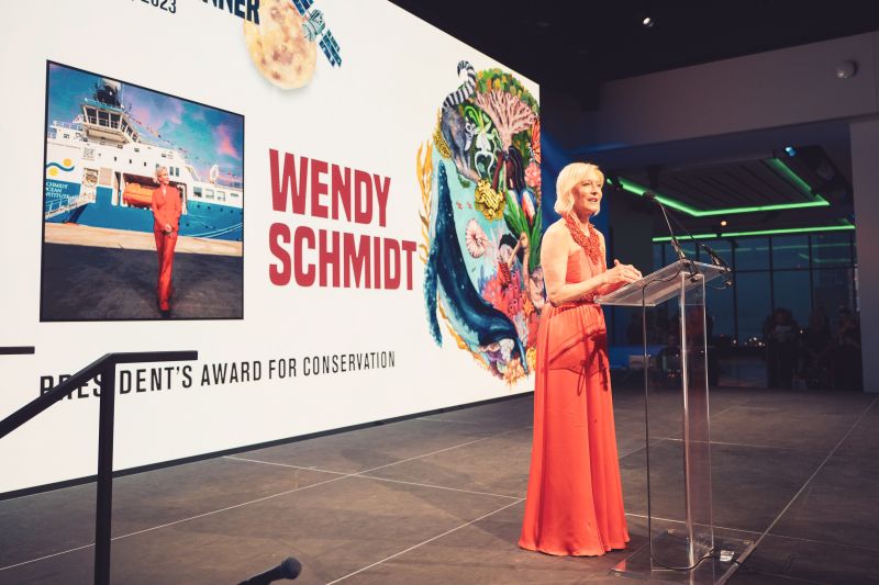 Congratulations to our co-founder Wendy Schmidt on receiving the ... Congratulations to our co-founder Wendy Schmidt on receiving the ...