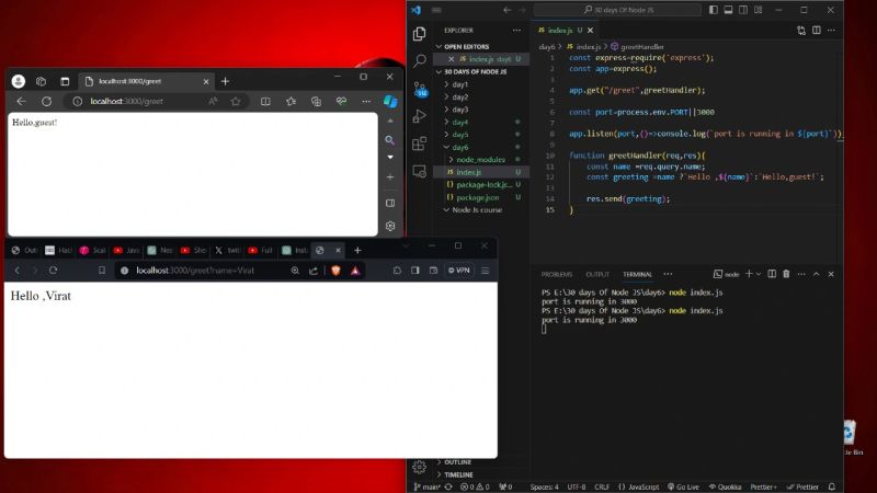 Nitheshwaran R on LinkedIn: #codewithstyle #nodejsmastery #jointhechallenge Nitheshwaran R on LinkedIn: #codewithstyle #nodejsmastery #jointhechallenge