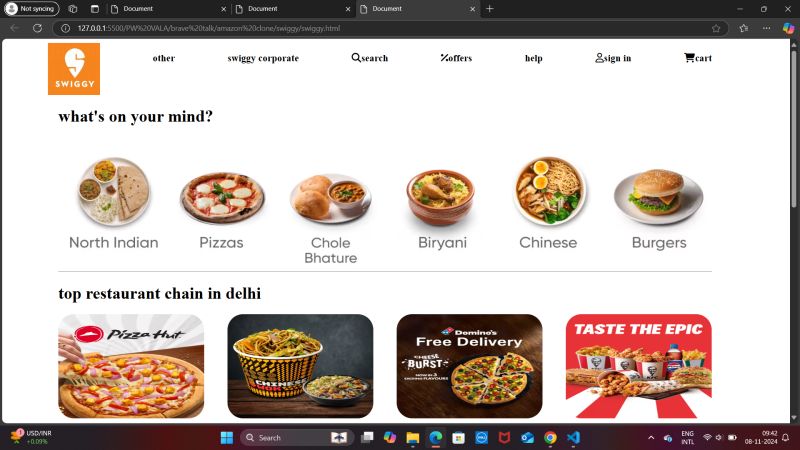 Sneha Bathla on LinkedIn: #webdev #html #css #webdev #swiggy #frontend Sneha Bathla on LinkedIn: #webdev #html #css #webdev #swiggy #frontend