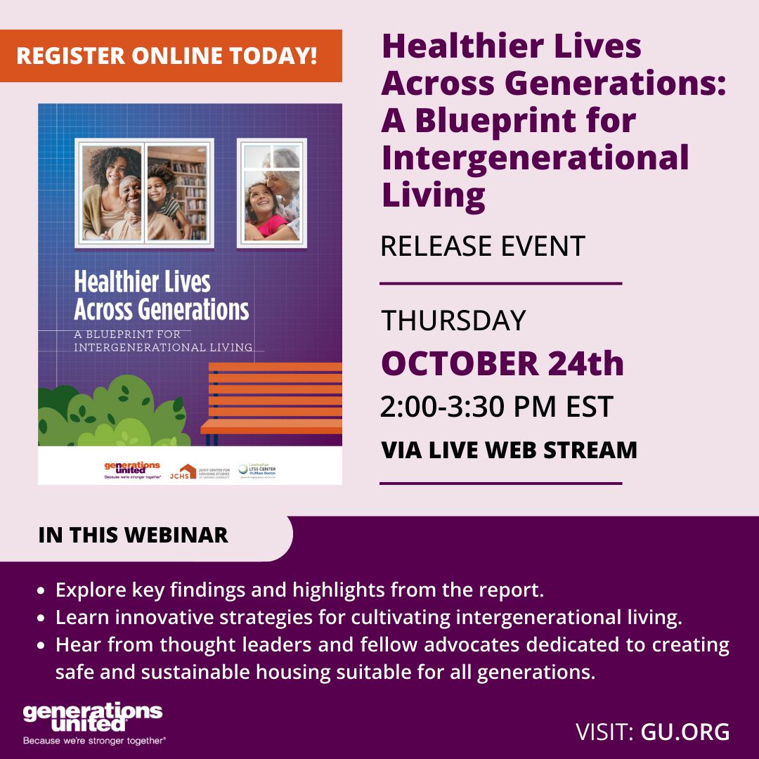Generations United on LinkedIn: #intergenerational #housing #webinar # ... Generations United on LinkedIn: #intergenerational #housing #webinar # ...