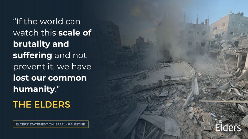 The Elders Foundation on LinkedIn: #israel #gaza The Elders Foundation on LinkedIn: #israel #gaza