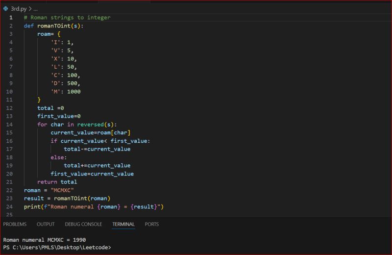 #leetcode #python #problemsolving #codingjourney #romantointeger ... #leetcode #python #problemsolving #codingjourney #romantointeger ...